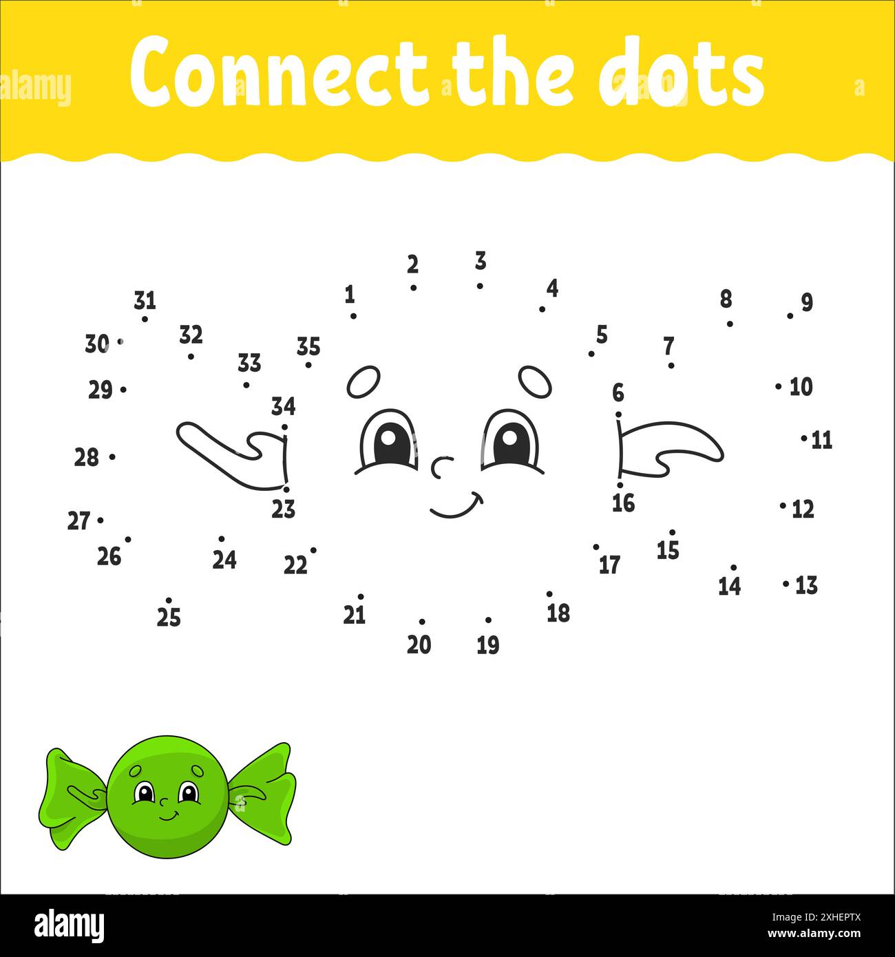 Dot to dot. Draw a line. Handwriting practice. Learning numbers for ...