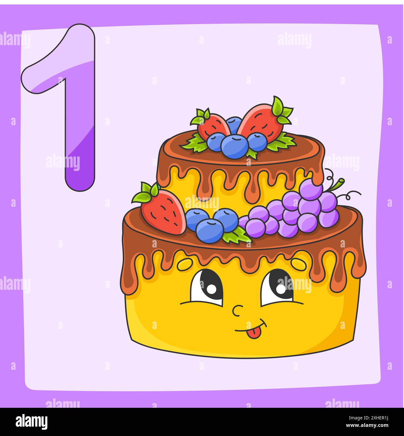 Learning numbers. Game for kids. Color activity page. Flashcard for ...
