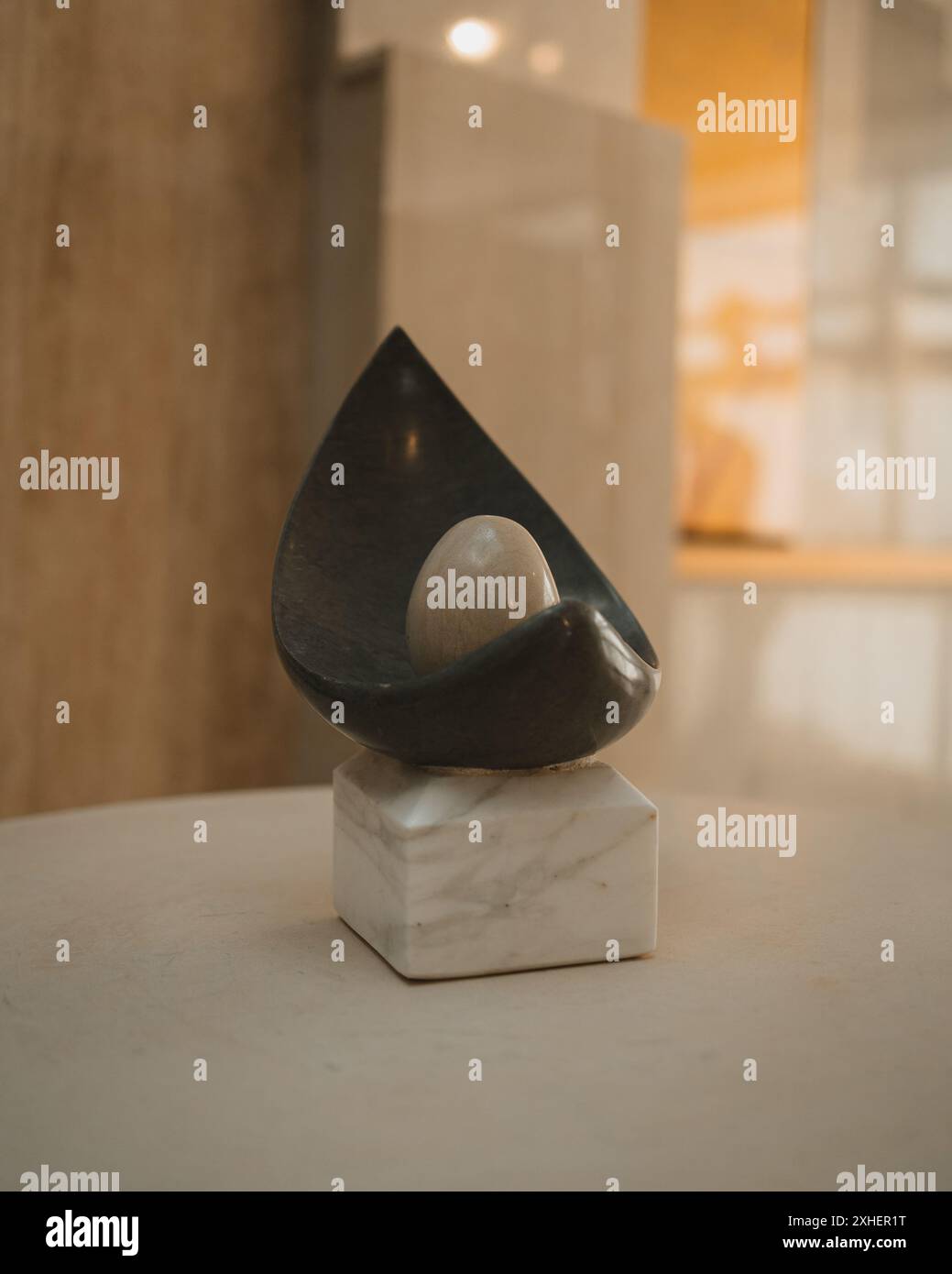 Luxury Decorative Marble Statue in Showroom Stock Photo - Alamy