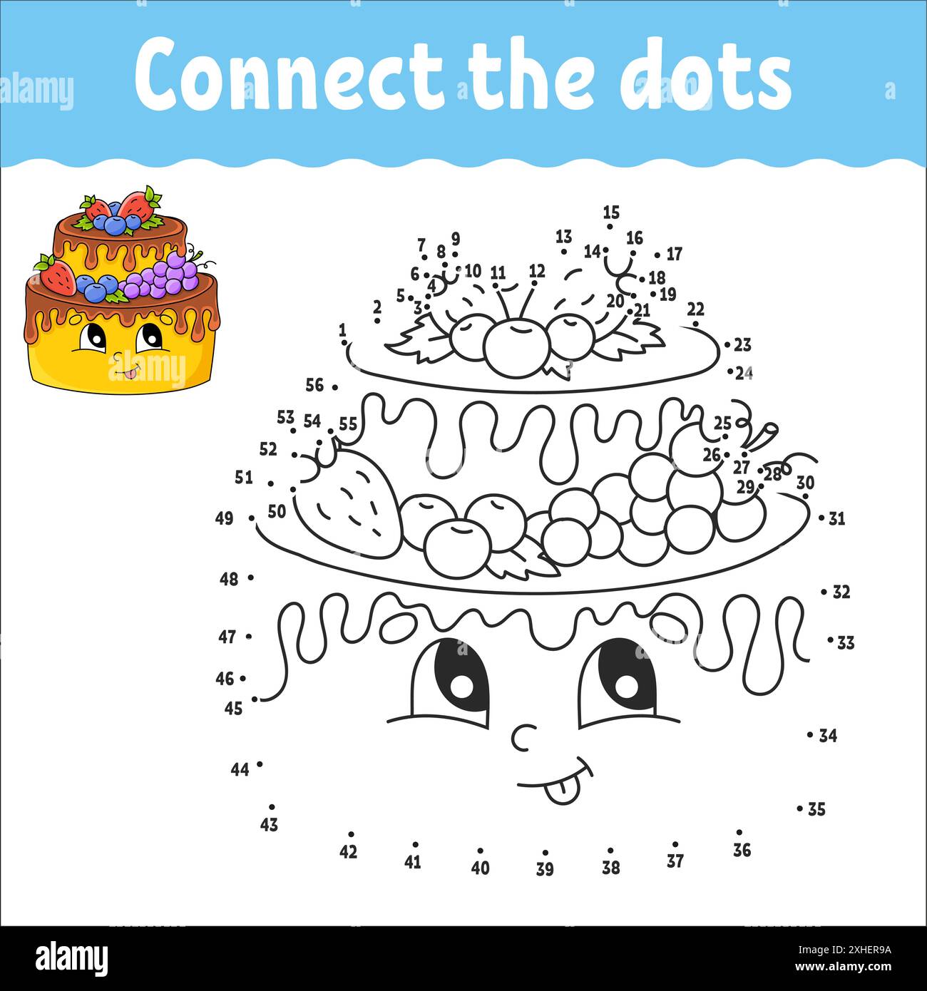 Dot to dot. Draw a line. Handwriting practice. Learning numbers for ...