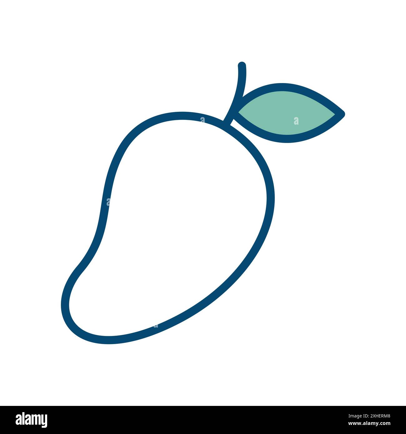 mango fruit icon vector design template in white background Stock ...