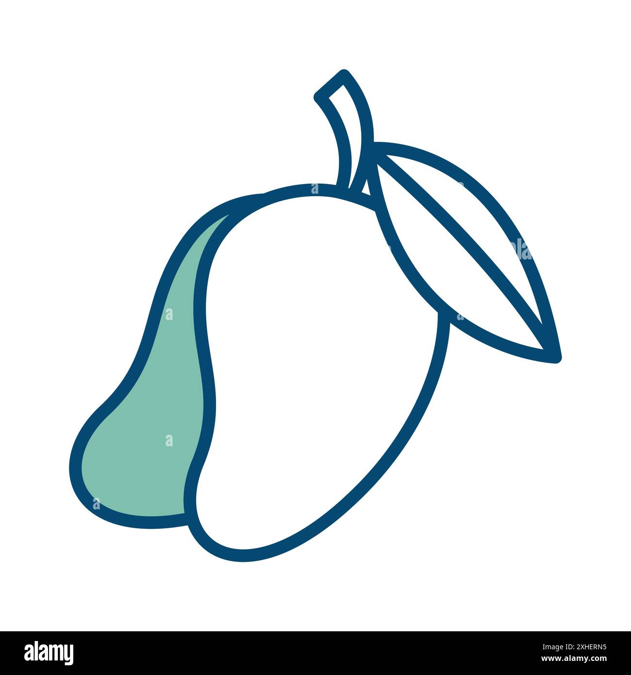 mango fruit icon vector design template in white background Stock ...