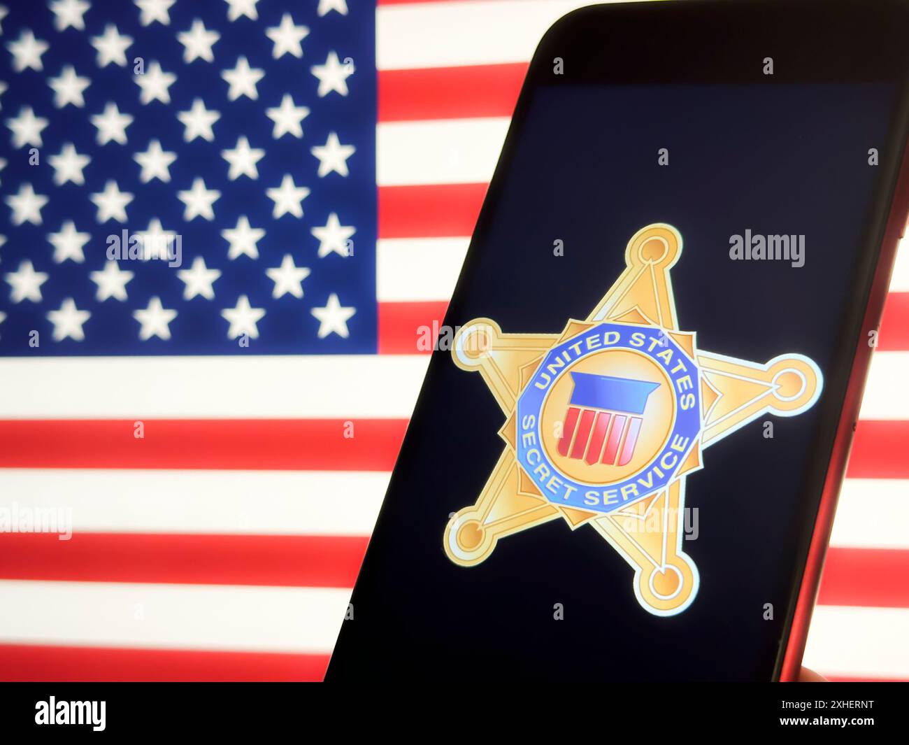 U s secret service shield hi-res stock photography and images - Alamy