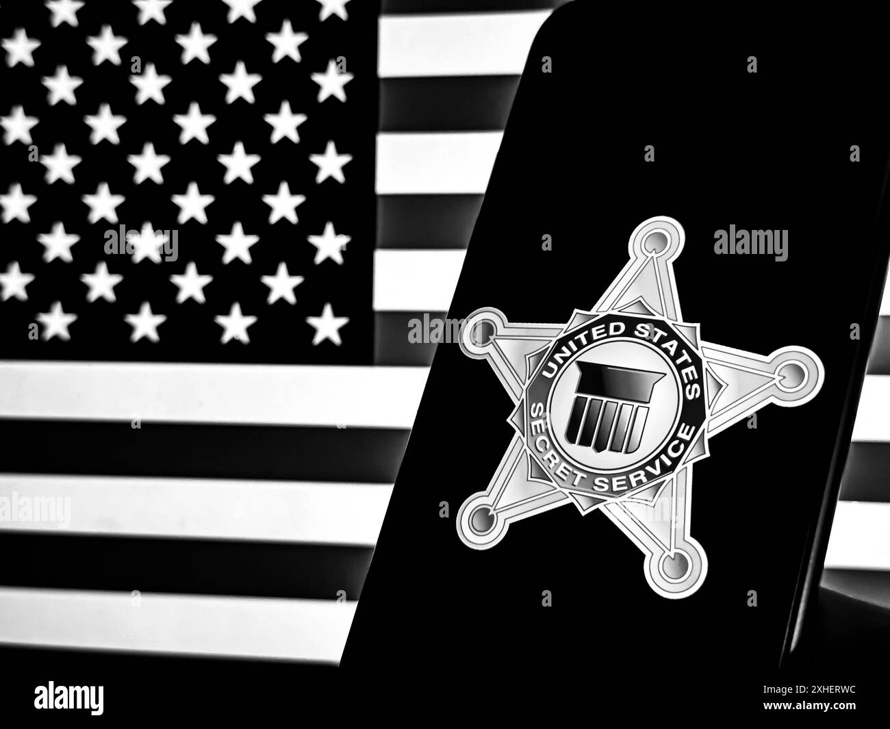 Donald trump assassination attempt Black and White Stock Photos ...