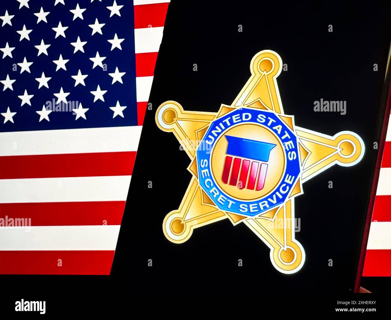 U s secret service shield hi-res stock photography and images - Alamy