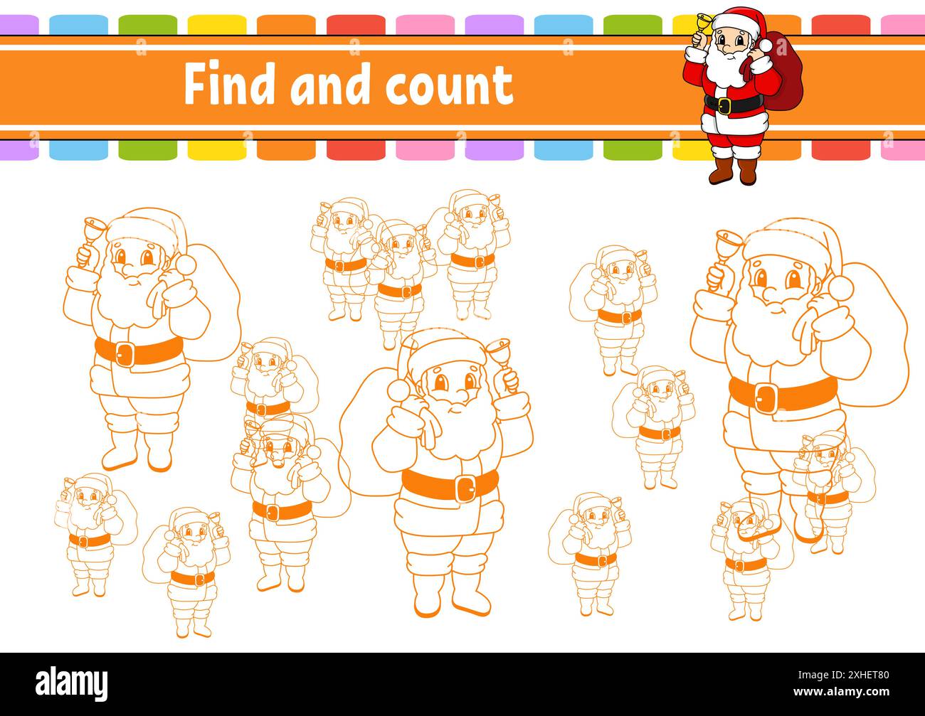 Find and count. Education developing worksheet. Activity page. Puzzle ...