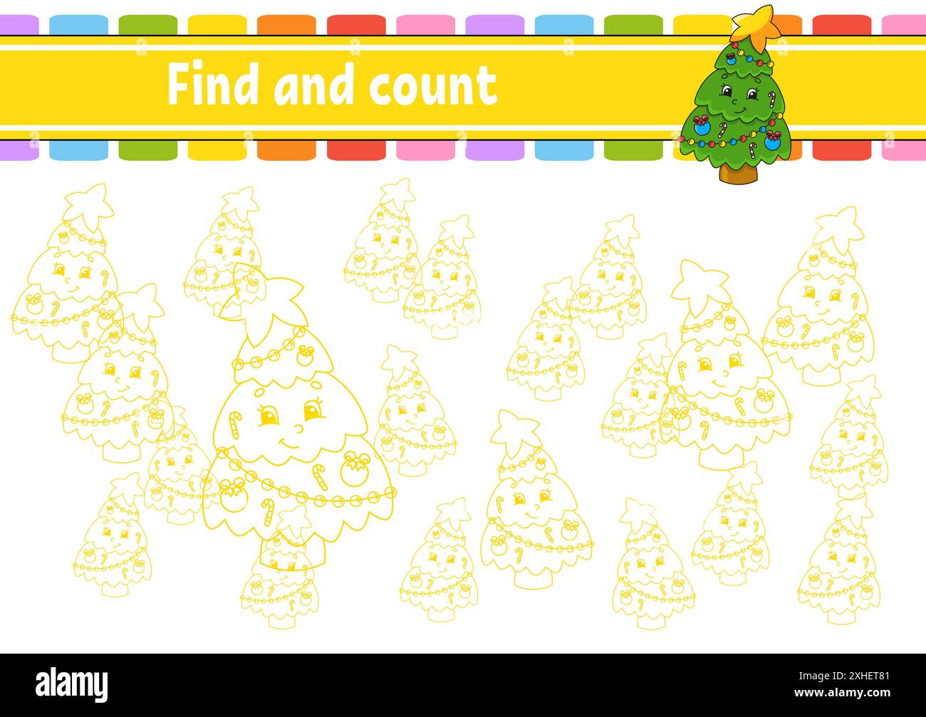 Find and count. Education developing worksheet. Activity page. Puzzle ...
