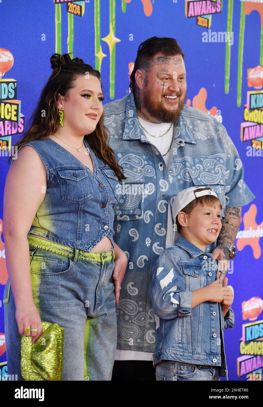 SANTA MONICA, CALIFORNIA - JULY 13: (L-R) Bailee Ann DeFord, Noah Buddy ...