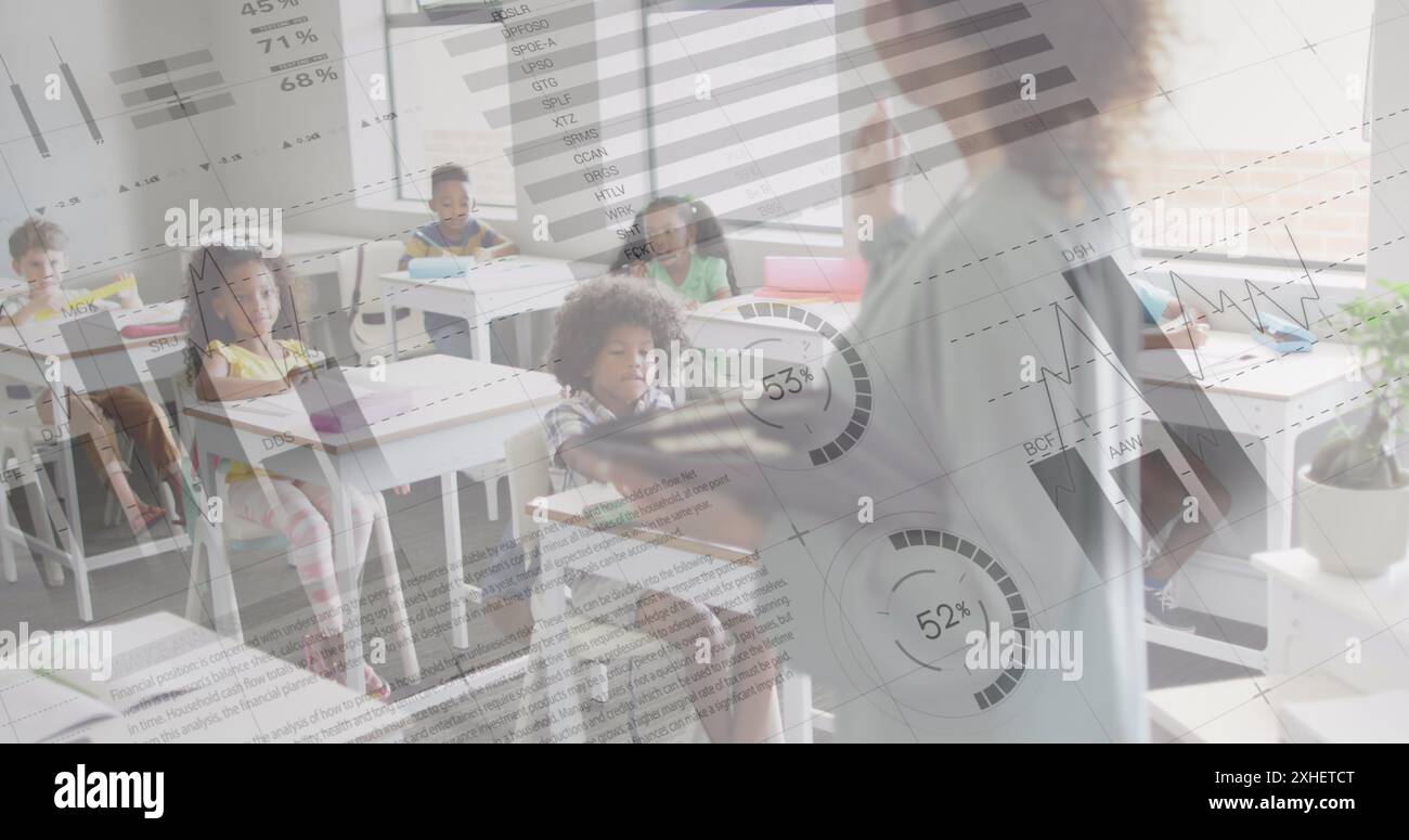 Teacher addressing students in class hi-res stock photography and ...