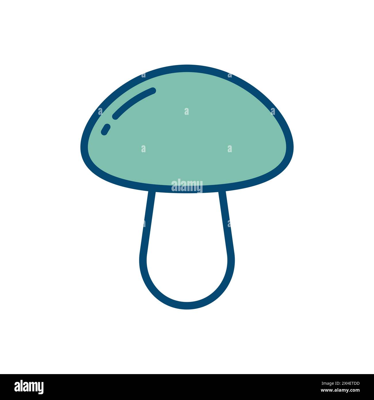 mushroom icon vector design template in white background Stock Vector ...