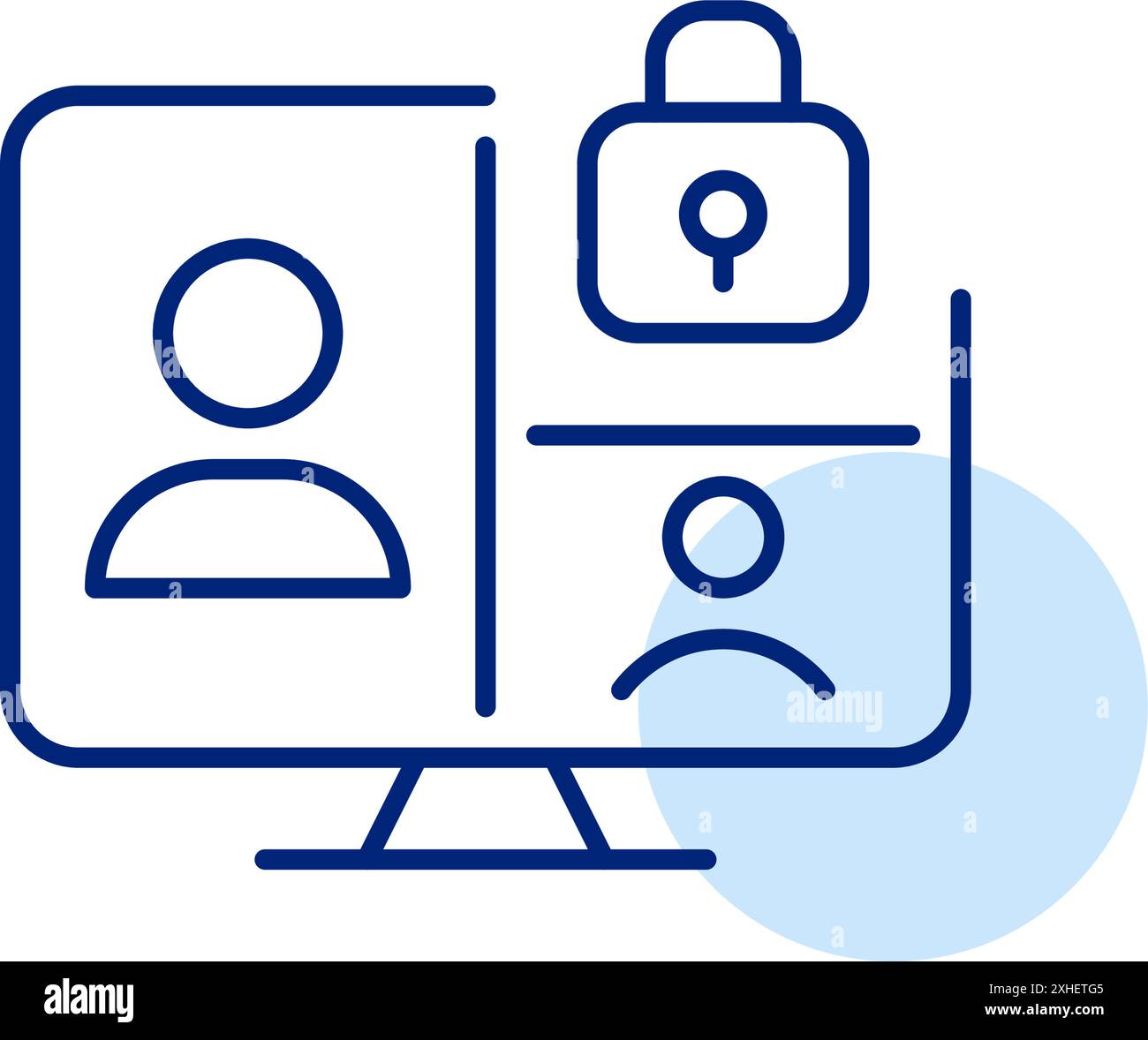 Medical privacy visit Stock Vector Images - Alamy