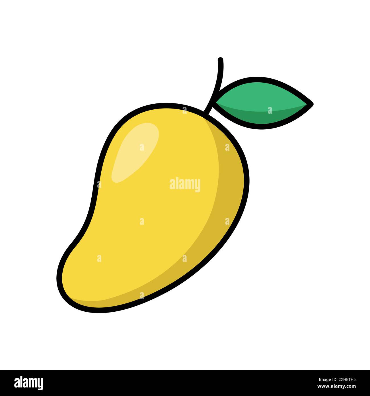 mango fruit icon vector design template in white background Stock ...