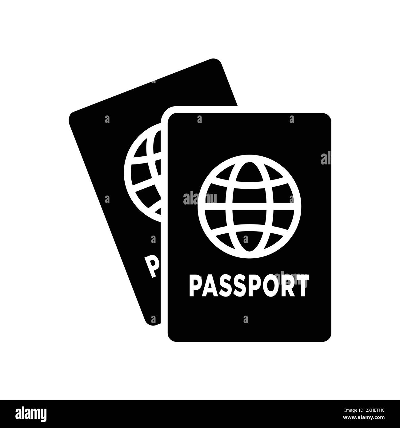 passport icon vector design template in white background Stock Vector ...