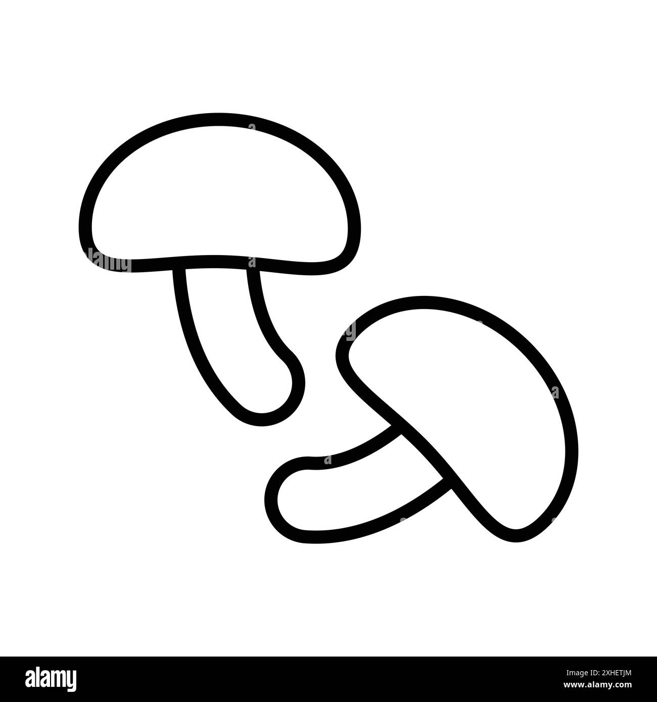 mushroom icon vector design template in white background Stock Vector ...
