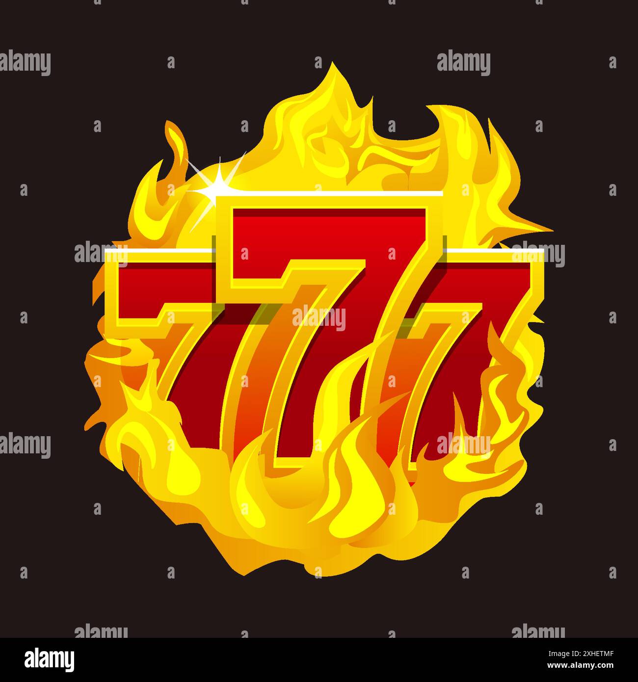 Gold fire logo hi-res stock photography and images - Alamy