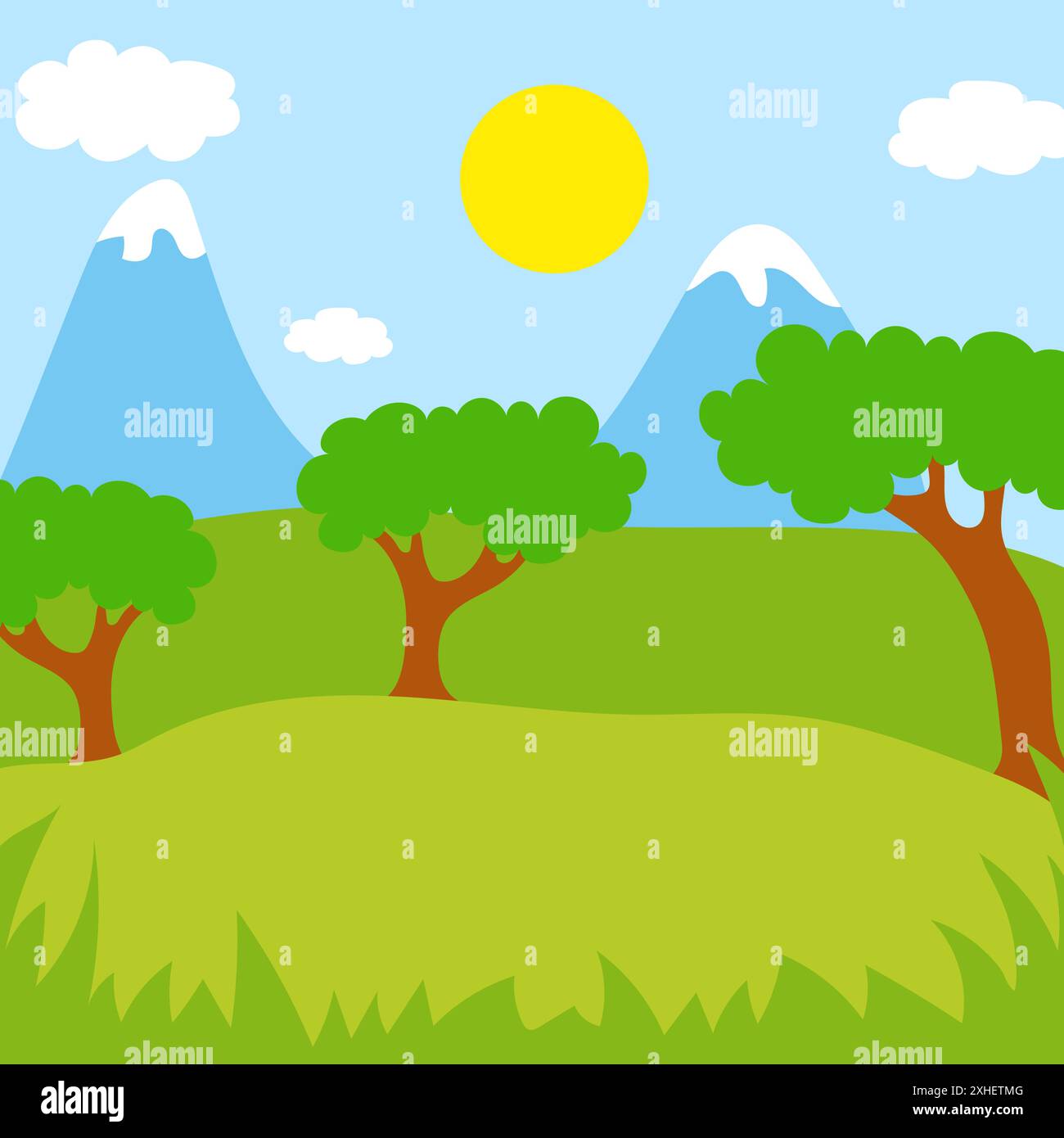 Beautiful landscape. Colored background for your design. For wallpapers ...