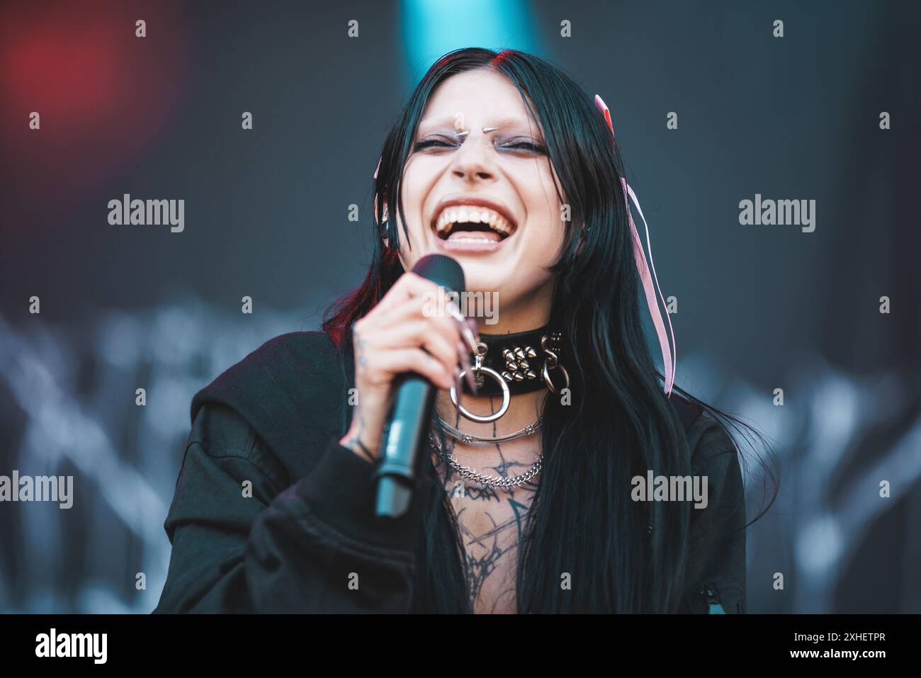 Copenhagen, Denmark. 20th, June 2024. The American singer DeathbyRomy ...