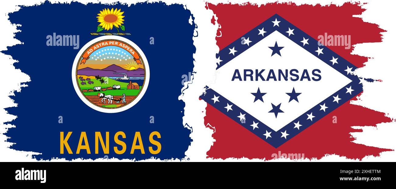 Arkansas brush stroke hi-res stock photography and images - Alamy