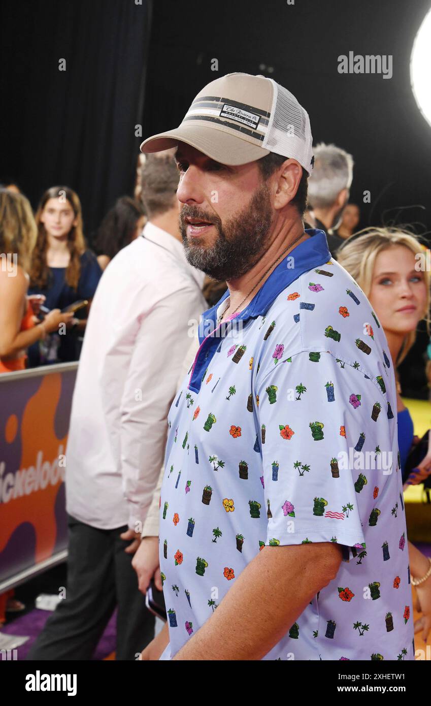 SANTA MONICA, CALIFORNIA - JULY 13: Adam Sandler attends Nickelodeon ...