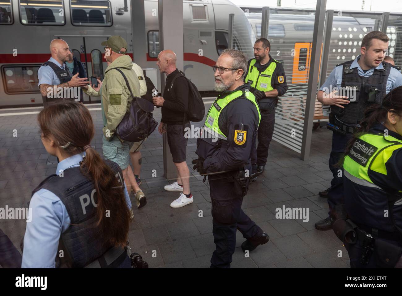 PHOTO:JEFF GILBERT 13th July 2024. England fans from the German ICE ...