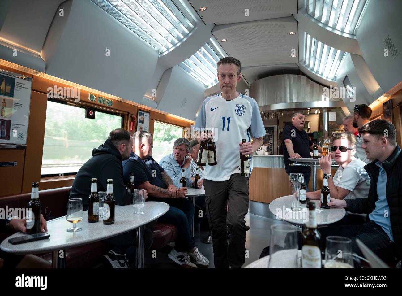 England fans on route to berlin hi-res stock photography and images - Alamy