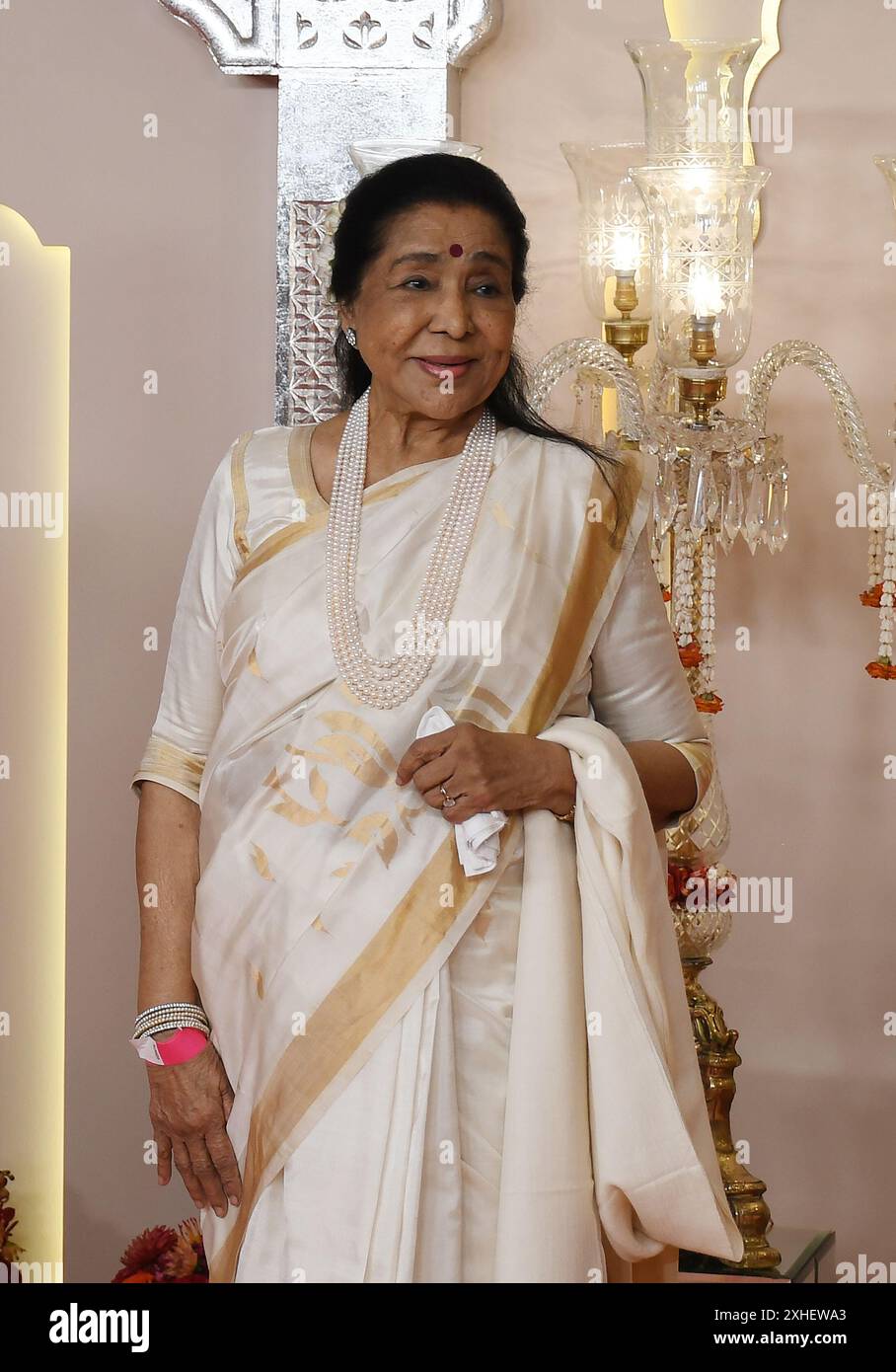 Mumbai, India. 12th July, 2024. Indian playback singer and entrepreneur ...