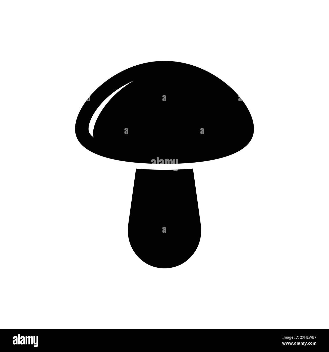 mushroom icon vector design template in white background Stock Vector ...