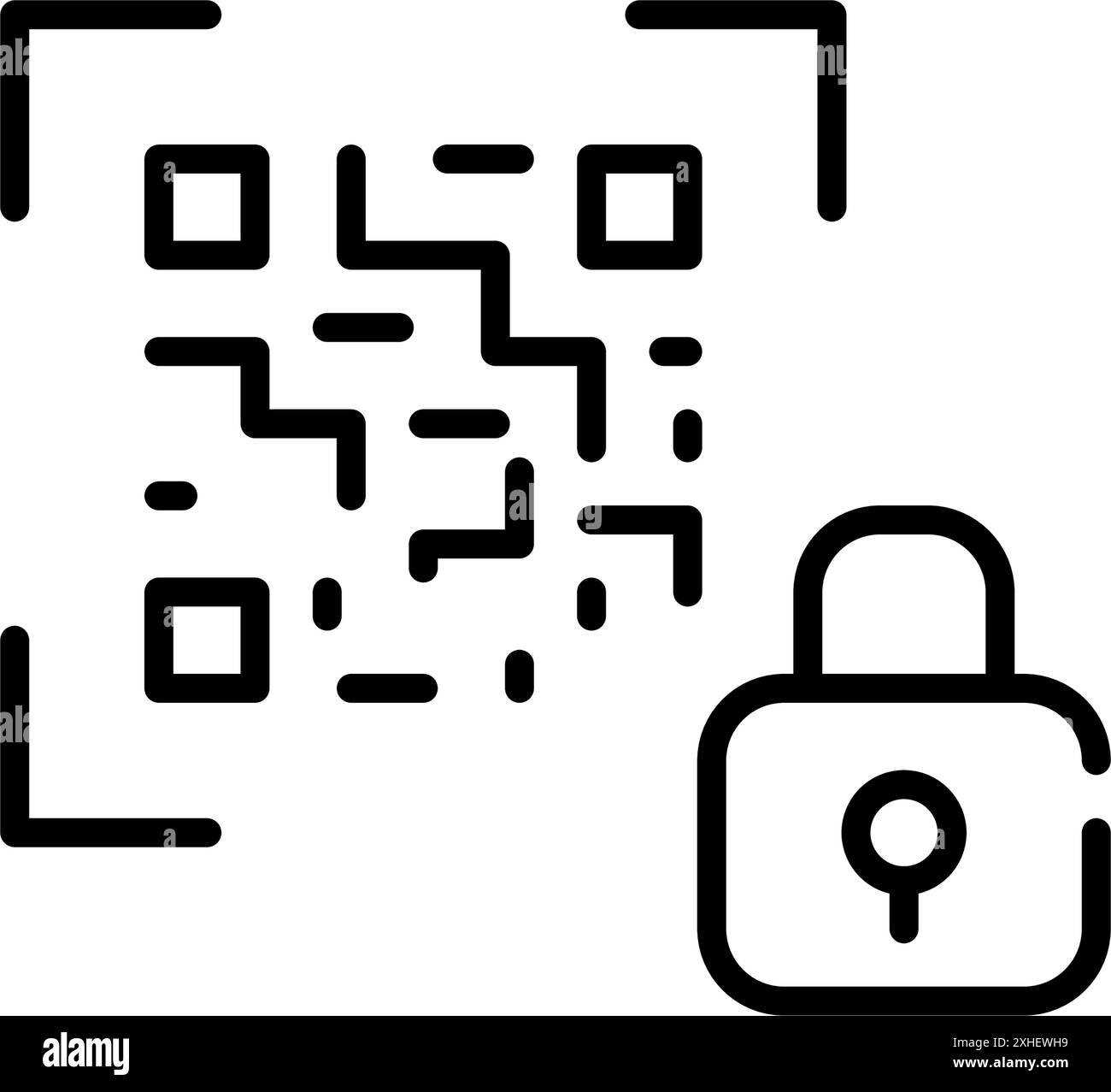 Password barcode Stock Vector Images - Alamy