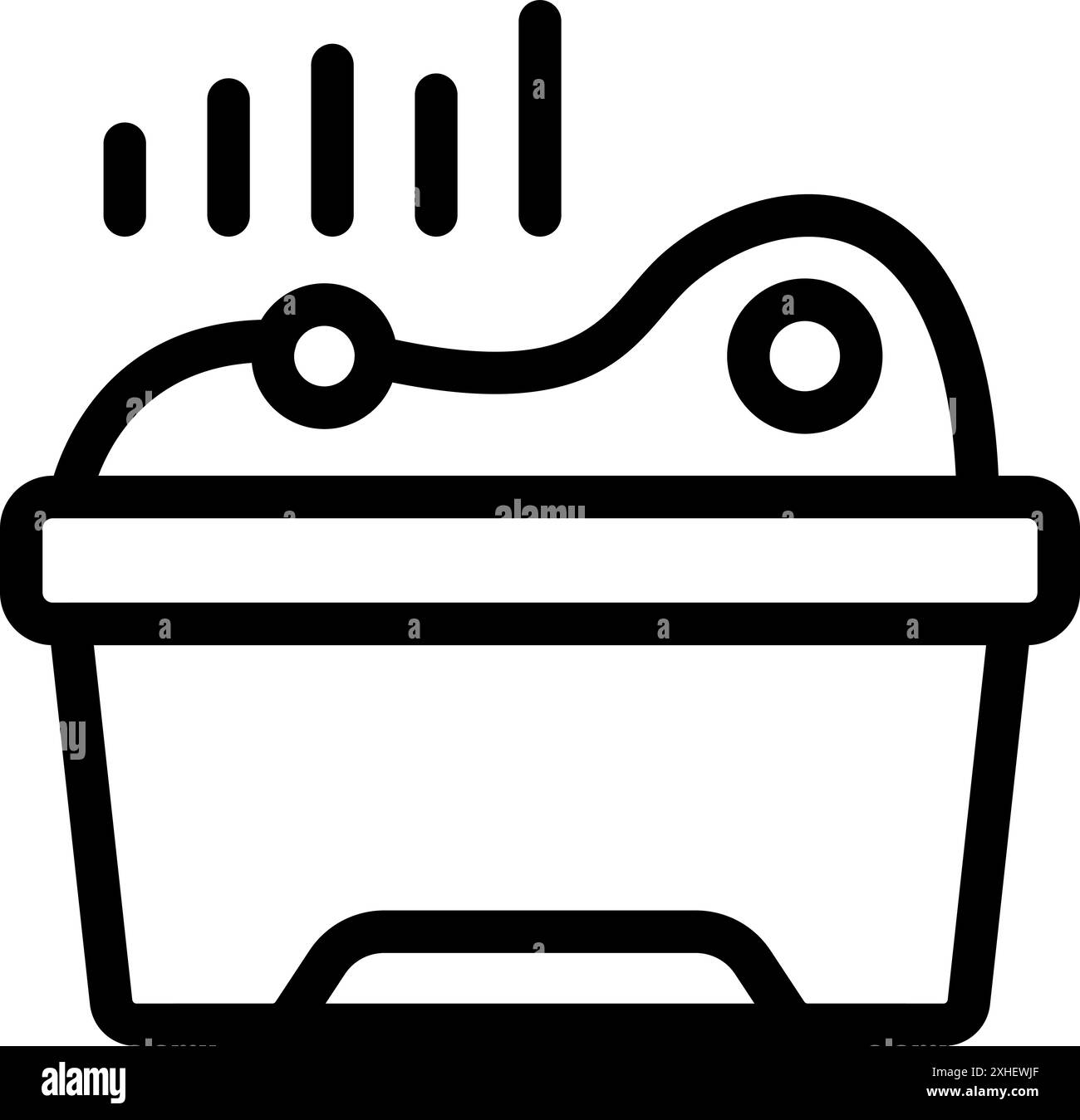 Baby bathtub with a built in thermometer, ensuring a safe and enjoyable ...