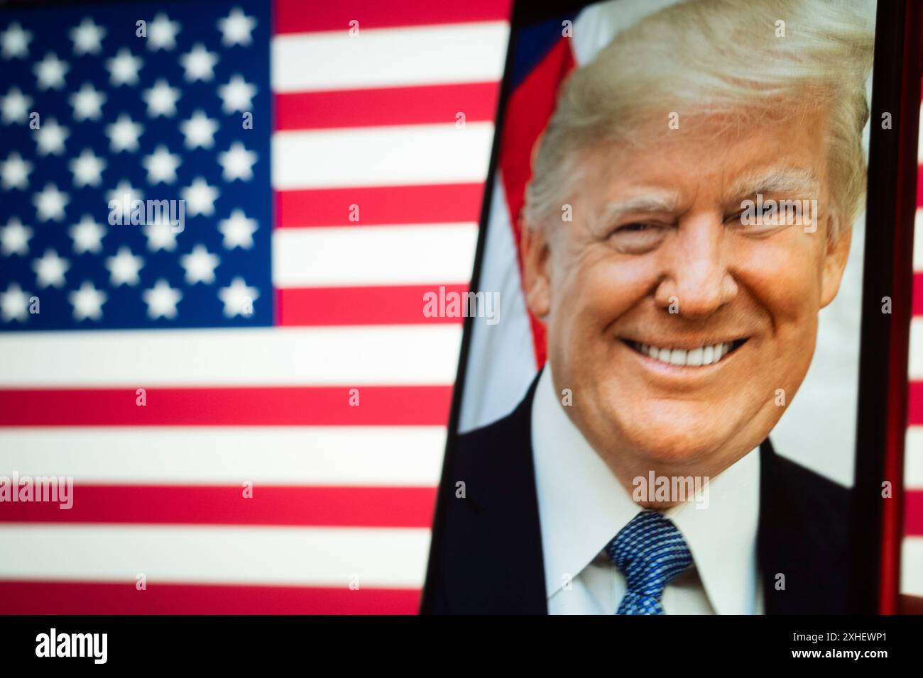 July 13, 2024: SOCIAL MEDIA. The official White House portrait of ...