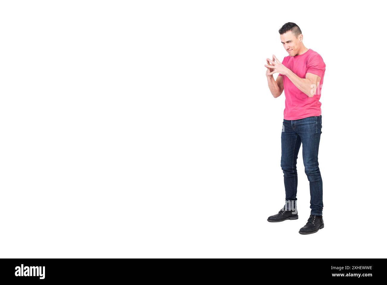 Evil guy looking camera hi-res stock photography and images - Alamy