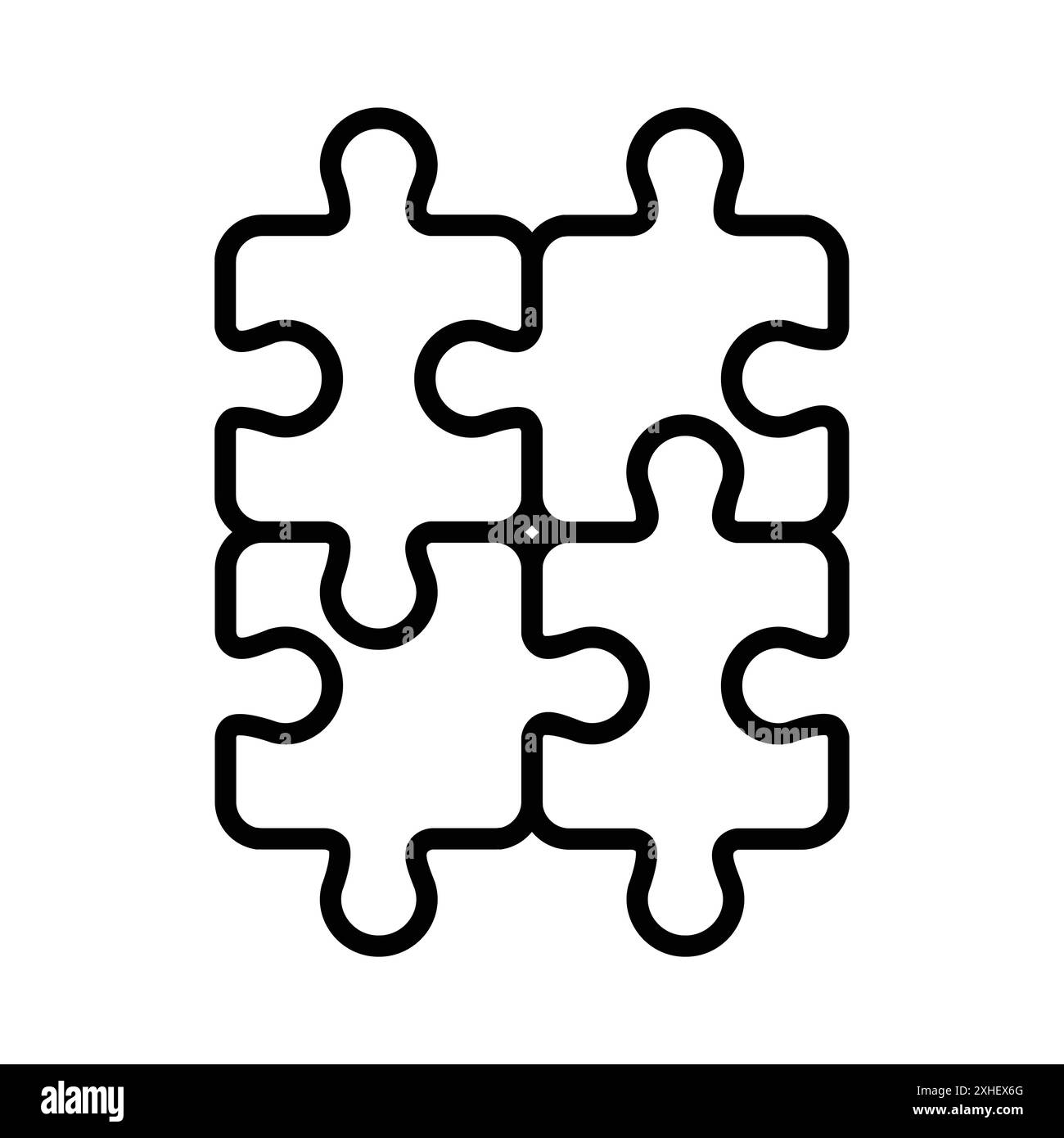 puzzle icon vector design template in white background Stock Vector ...