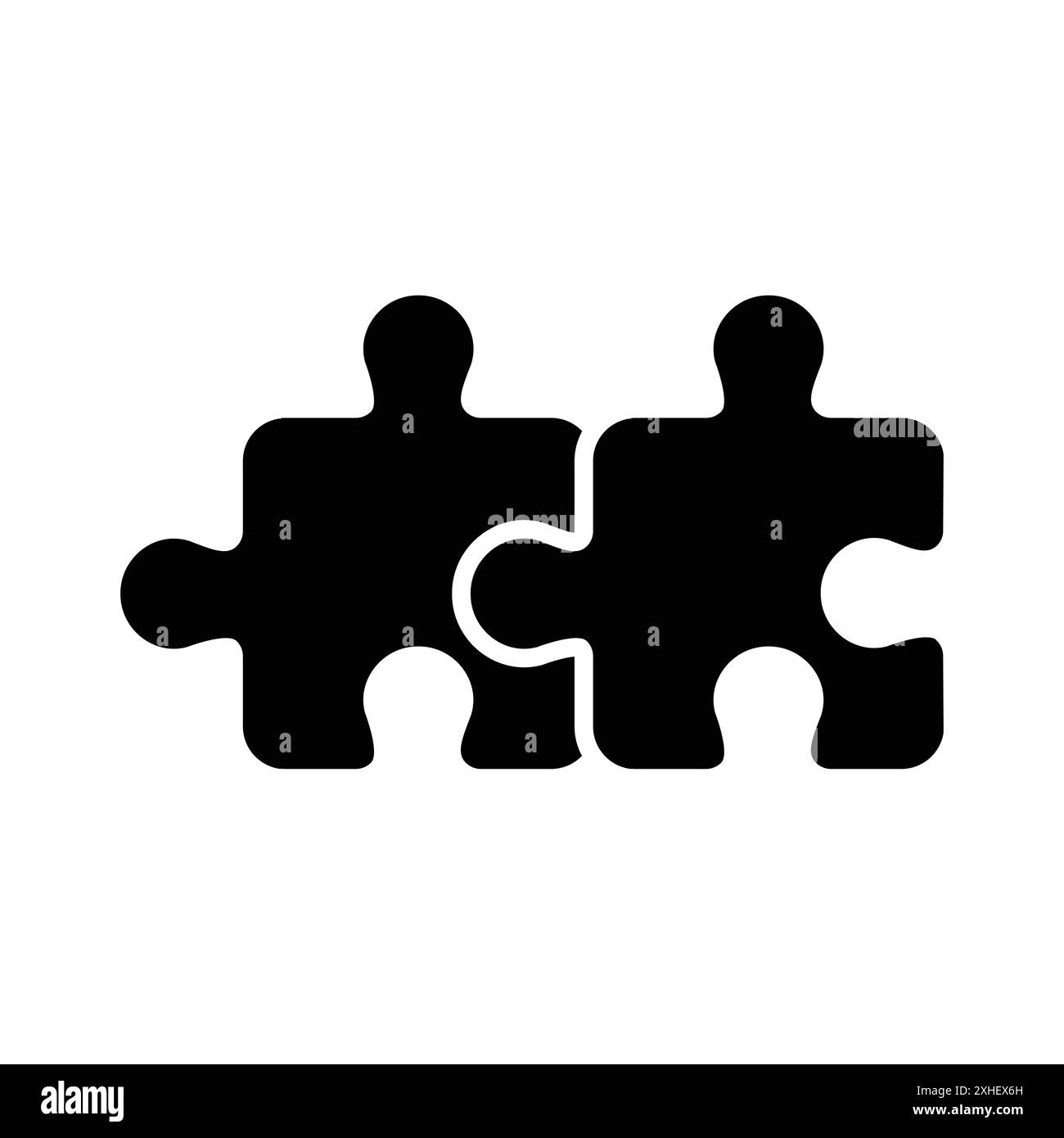 Simple puzzle background in Black and White Stock Photos & Images - Alamy