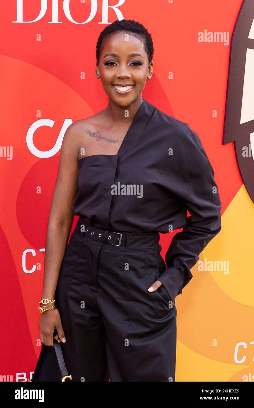 Thuso Mbedu attends the arrivals of the “Charlize Theron Africa ...