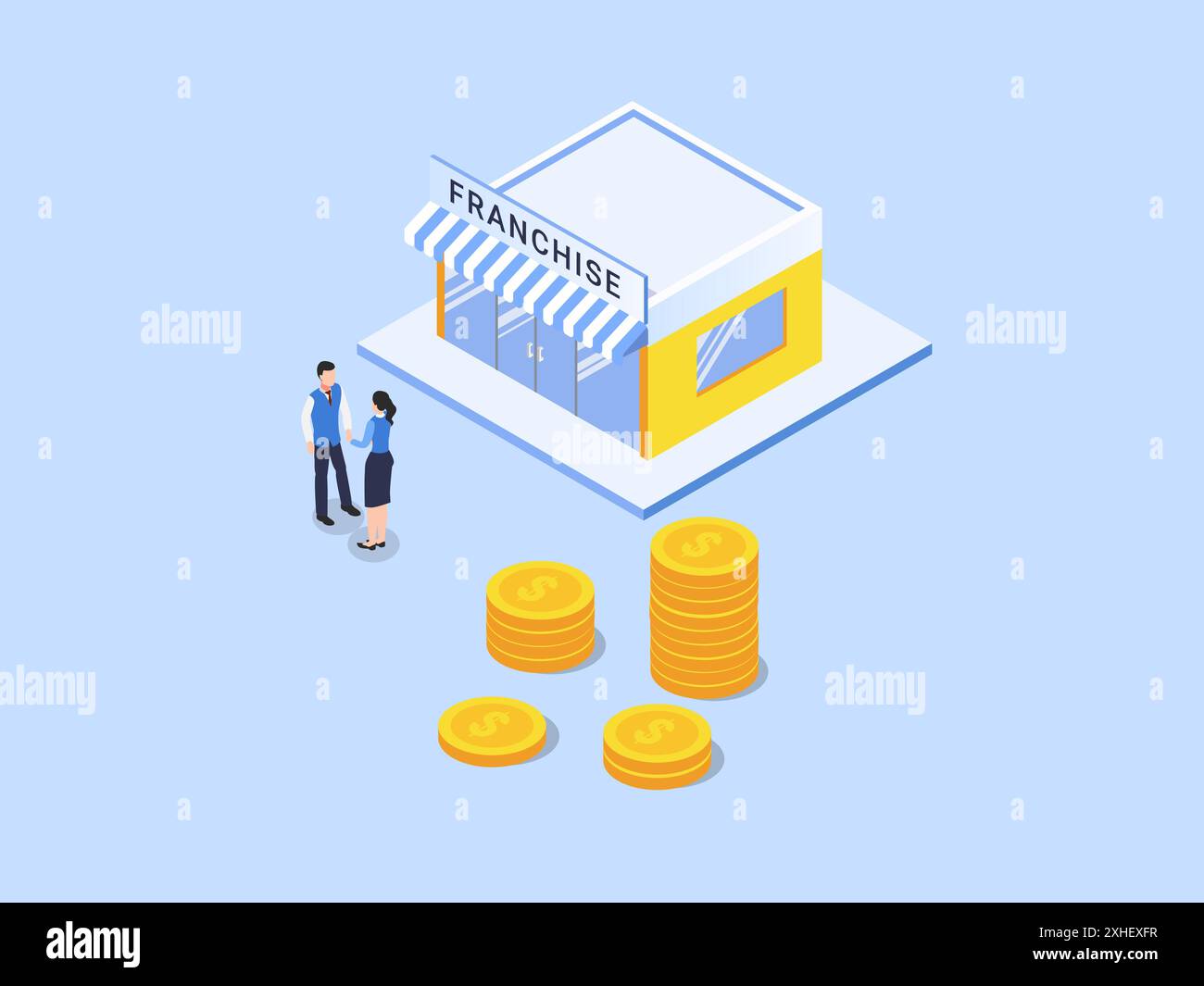 Successful franchise Stock Vector Images - Alamy