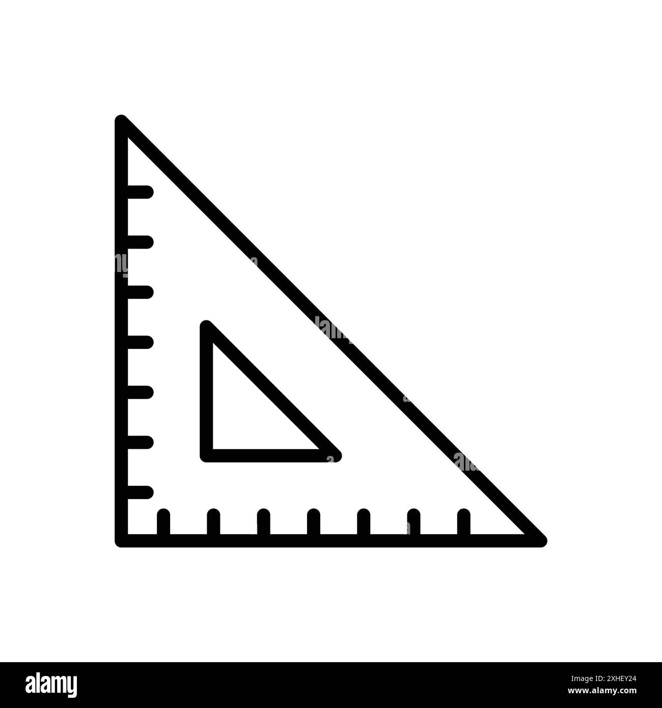 ruler icon vector design template in white background Stock Vector ...