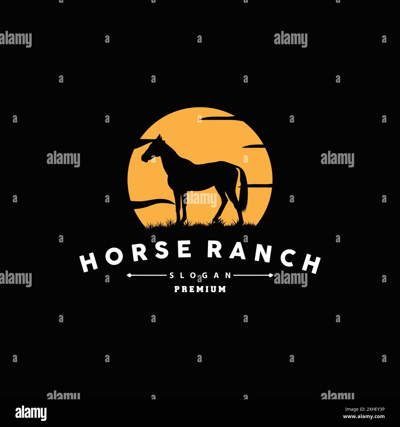 Horse Logo, West Country Farm Ranch Cowboy Logo Design, Simple ...