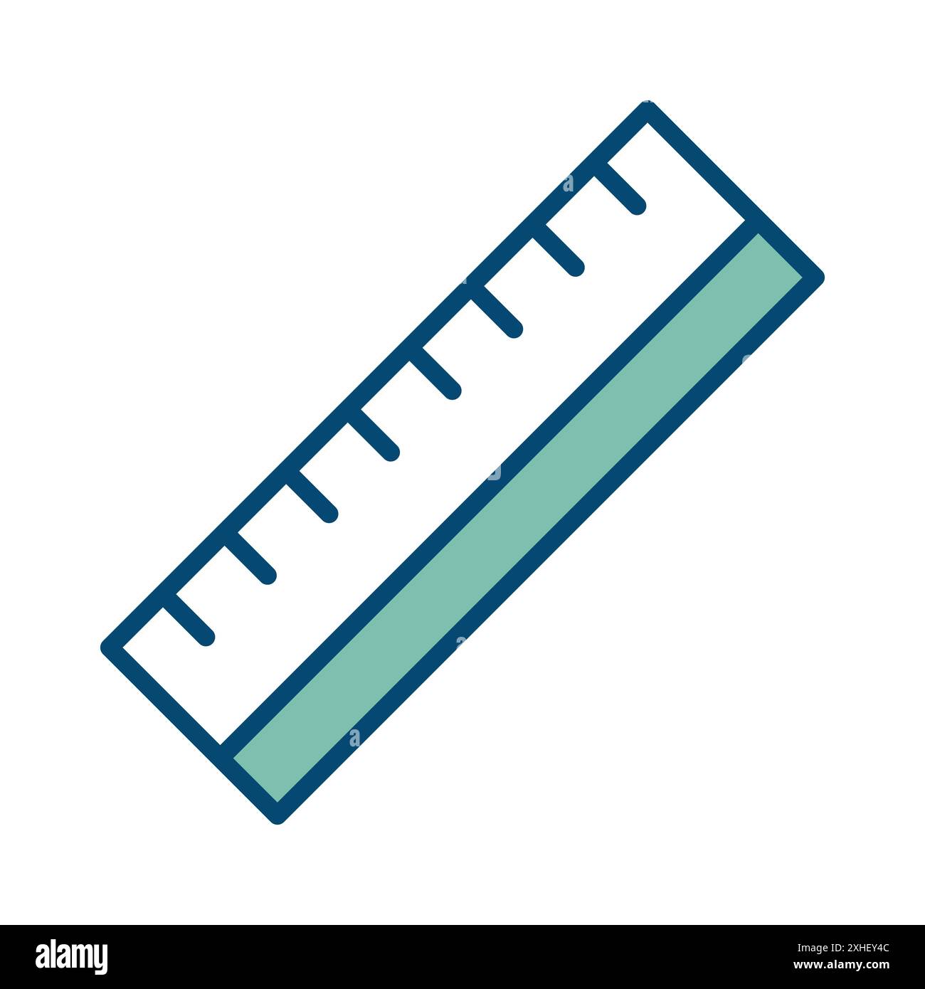 ruler icon vector design template in white background Stock Vector ...