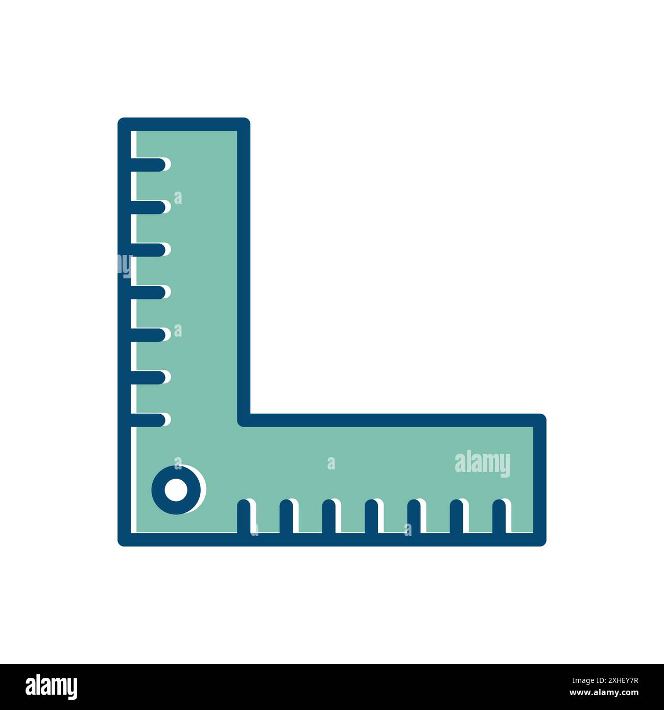 ruler icon vector design template in white background Stock Vector ...