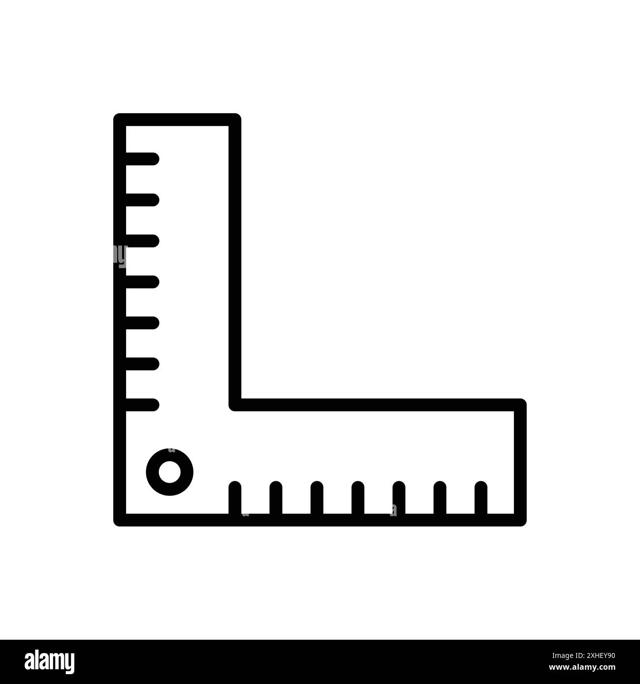 ruler icon vector design template in white background Stock Vector ...