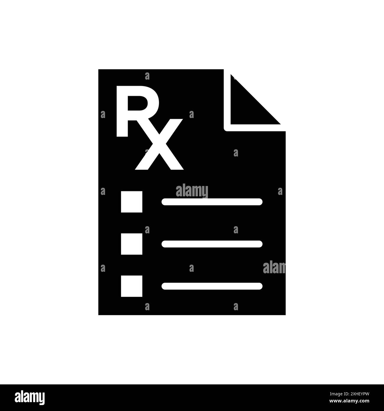 rx icon vector design template in white background Stock Vector Image ...