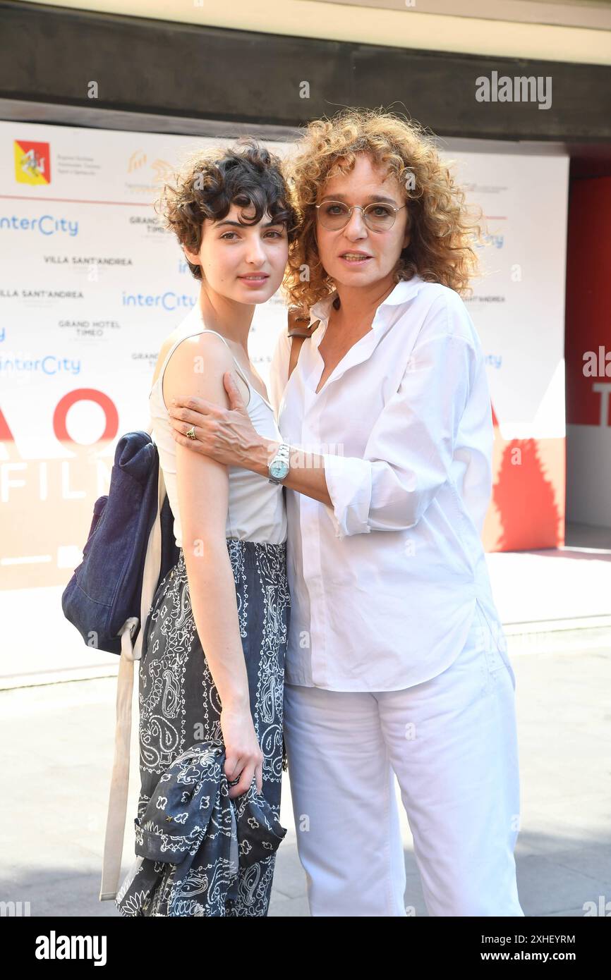 Taormina: Taormina Film Festival. First day . In the photo: Tecla ...