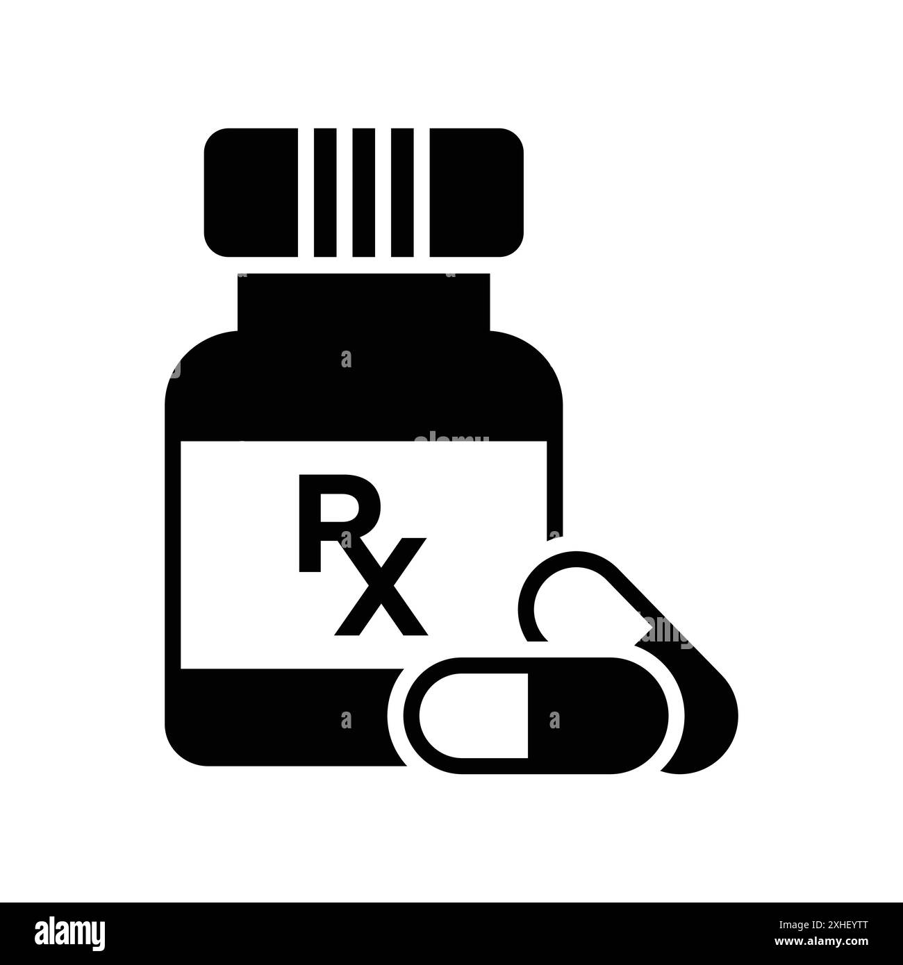 rx icon vector design template in white background Stock Vector Image ...