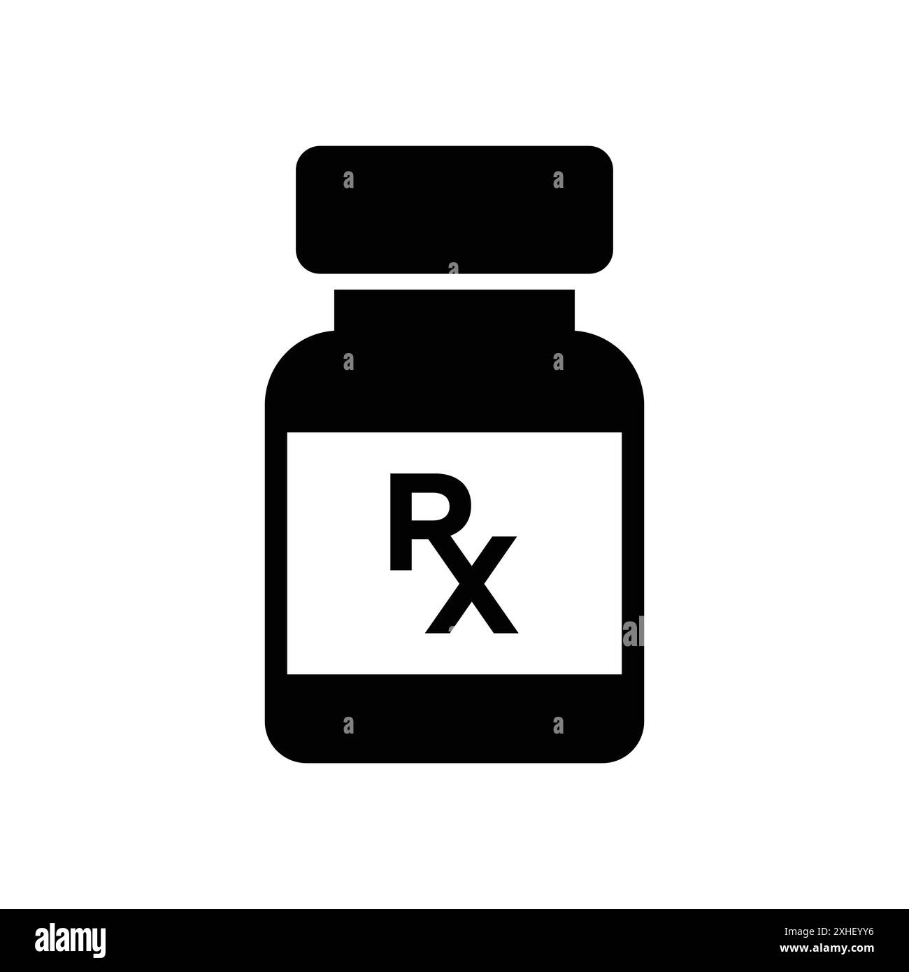 rx icon vector design template in white background Stock Vector Image ...