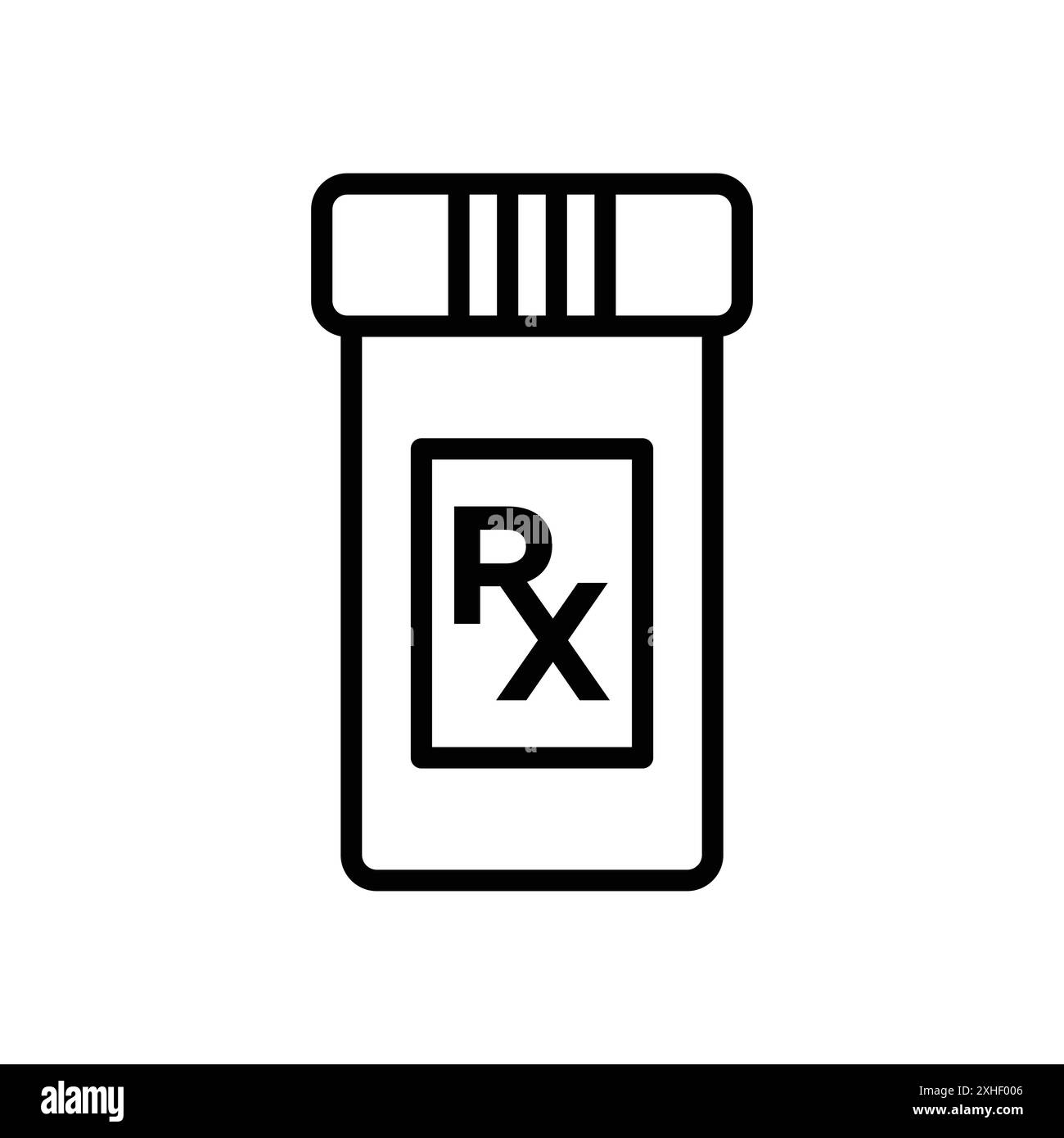 rx icon vector design template in white background Stock Vector Image ...