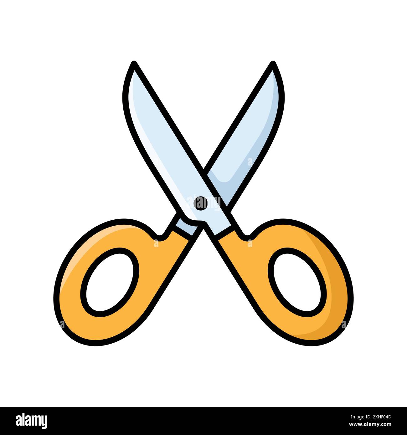 Scissor vector vectors hi-res stock photography and images - Alamy