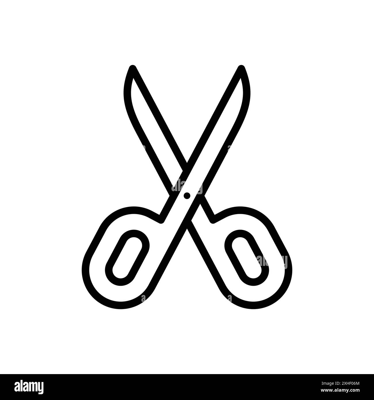 scissor icon vector design template in white background Stock Vector ...