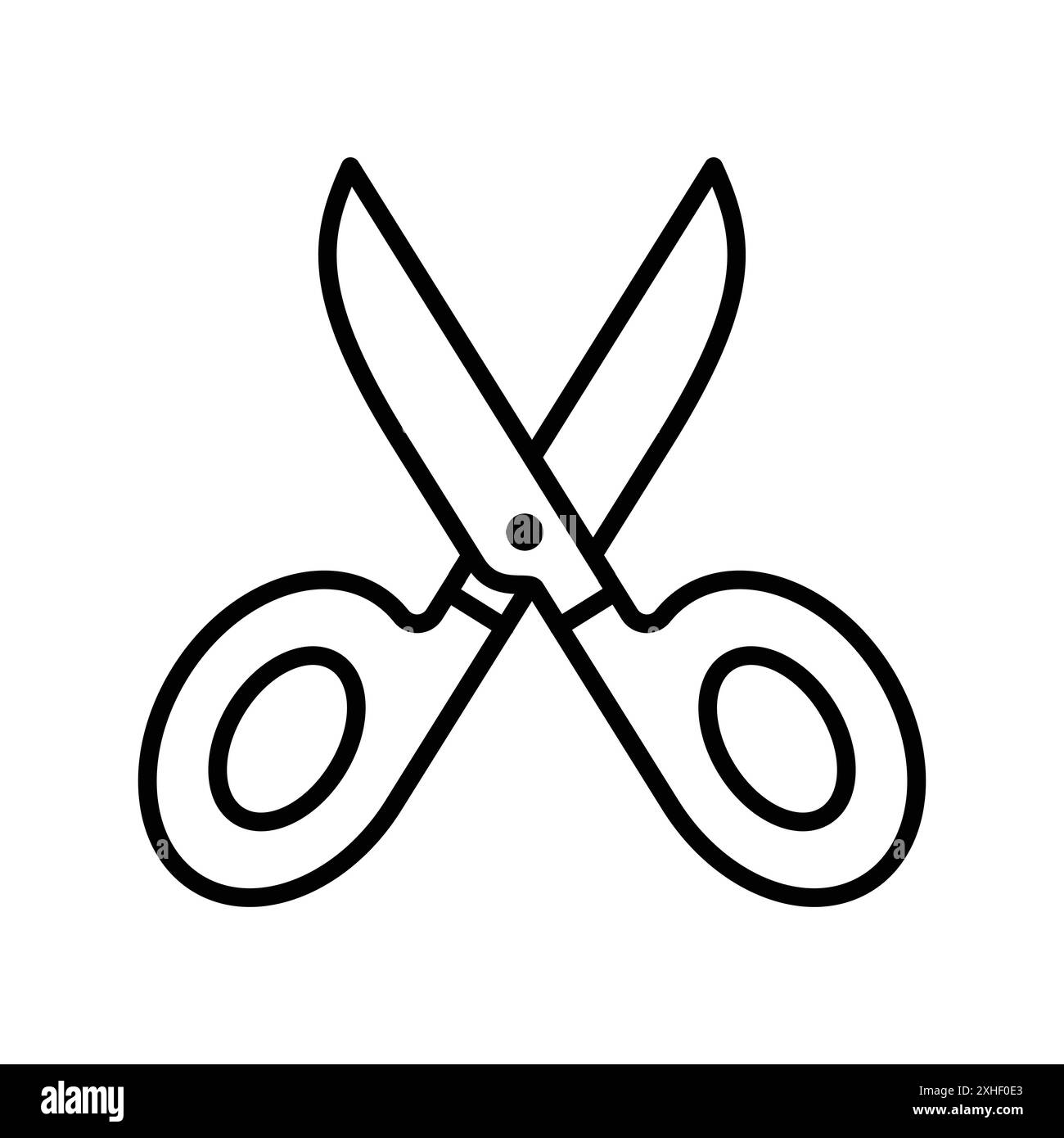scissor icon vector design template in white background Stock Vector ...
