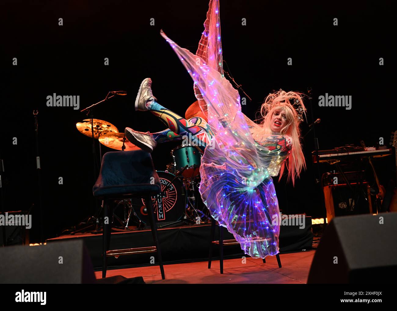 LONDON, ENGLAND - JULY 13 2024: Katie Mcleod performs at the ...