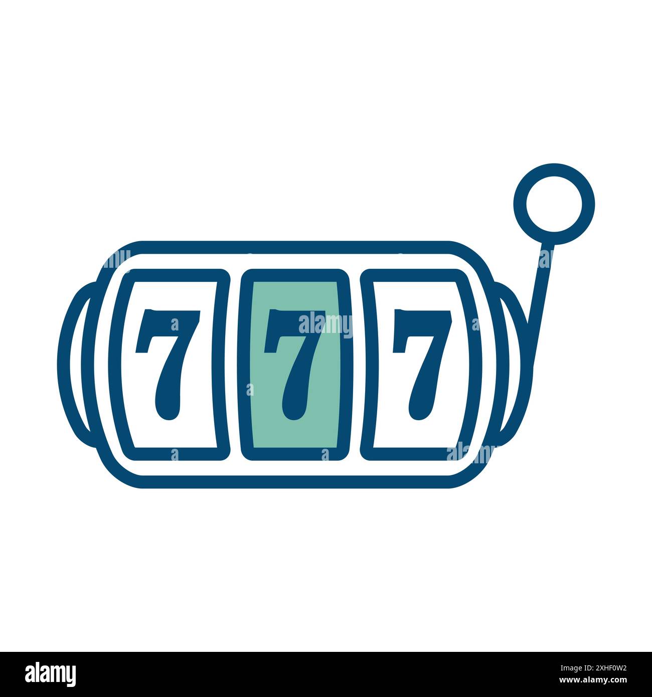 slot machine - jackpot icon vector design template in white background ...